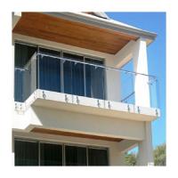 China Grey metal standoffs for signs balcony standoff steel railing price for sale