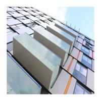 China Design Modern Balcony Side Rails Glass Railings Exterior For House for sale