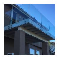 China The republic of Congo glass balustrade standoff fittings metal deck standoff gate for sale