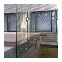 China The republic of Congo glass balustrade standoff fittings metal deck standoff gate for sale