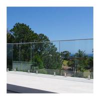 China Glass balustrade stainless steel fence spigots railing for sale