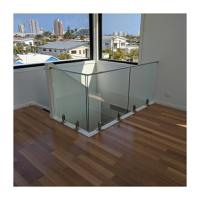 China Uzbekistan curtain wall spigot railing vinyl patio spigot railing for sale