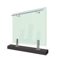 China Canada design with frameless glass railing and stainless spigot glass balustrade exterior for villa or resident for sale