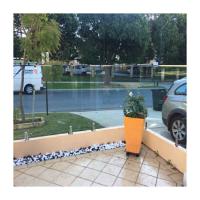 China Canada design with frameless glass railing and stainless spigot glass balustrade exterior for villa or resident for sale