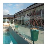 China Italian balcony railing designs indoor glass railing modern balcony glass railing for sale