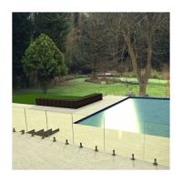 China Australia Clear View Glass Railings Terrace railing designs balcony railing frameless pool fence for sale