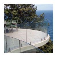 China Foshan Factory Diameter 42.4mm Stainless Steel Spigot Frameless Glass Balustrade System for Swimming Pool for sale
