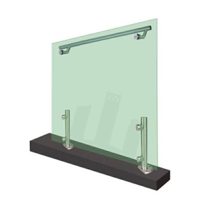 China Modern design balcony railing design Glass Terrace railing stainless steel balustrade 316 spigot for sale