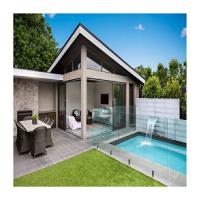 China Modern design balcony railing design Glass Terrace railing stainless steel balustrade 316 spigot for sale
