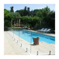 China Bahamas frameless glass spigots suppliers railing spigot glass railing cost per linear foot for sale