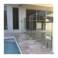 China French Guiana spigot mirror railing outside spigot glass balustrade for sale