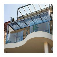 China French Guiana spigot mirror railing outside spigot glass balustrade for sale