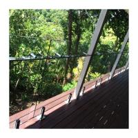 China Cyprus frameless glass spigots railing spigot glass baluster railing for sale