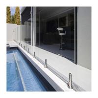 China Discount spigot glass railing price pool spigot glass clamps for sale