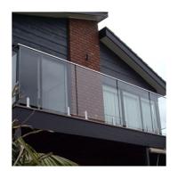 China US Virgin Island frameless glass spigots suppliers railing removable balcony spigot railing for sale