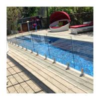 China Vietnam glass fence spigot spigot glass pool fence installation for sale