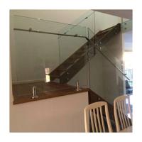 China The British Virgin Islands glass balustrade spigot fittings railing metal stair spigot railing exterior for sale