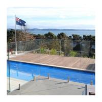China Kiribati 42 inch spigot glass railing pool with spigot fence for sale
