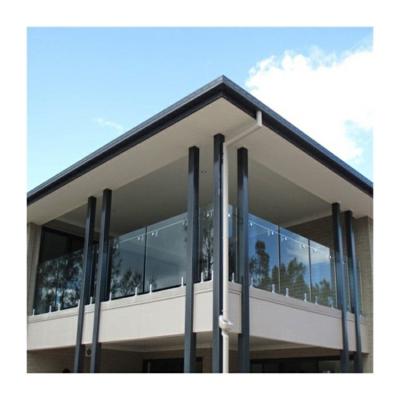 China French Polynesia frameless glass spigots toughened spigot glass balcony railings for sale