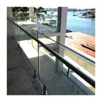 China Island glass balustrade spigot spacing contemporary balcony spigot railings for sale