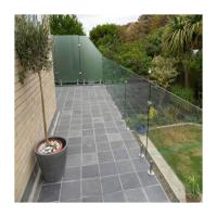 China Island glass balustrade spigot spacing contemporary balcony spigot railings for sale