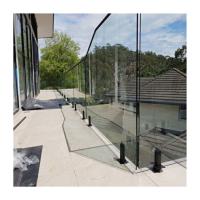 China Dominican Republic spigot glass railing system custom balcony spigot railing for sale