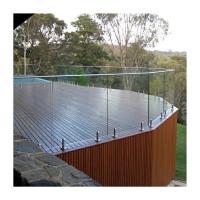 China St martin 2205 stainless steel spigots railing backyard spigot glass balustrade for sale