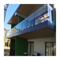 China St martin 2205 stainless steel spigots railing backyard spigot glass balustrade for sale