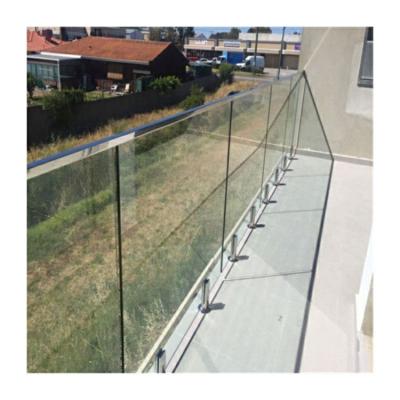 China Tome and Principe frameless glass fence spigots inside balcony spigot railing for sale