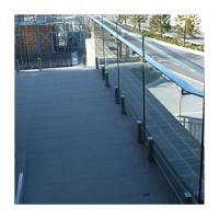 China Tome and Principe frameless glass fence spigots inside balcony spigot railing for sale