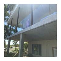 China Tome and Principe frameless glass fence spigots inside balcony spigot railing for sale