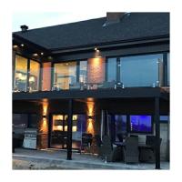 China Tome and Principe frameless glass fence spigots inside balcony spigot railing for sale