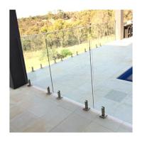 China Costa Rica glass balustrade spigot spacing railing garden balustrade glass for sale