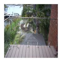 China After-sale warranty glass with spigot stair balcony spigot railing for sale