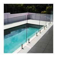 China Chile glass balustrade spigot spacing railing spigot glass pool fencing for sale for sale