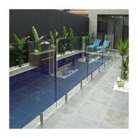 China Turkmenistan 36 inch spigot glass railing spigot glass in pool for sale