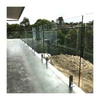 China Nigeria glass spigot clamps railing concrete balcony spigot railing for sale