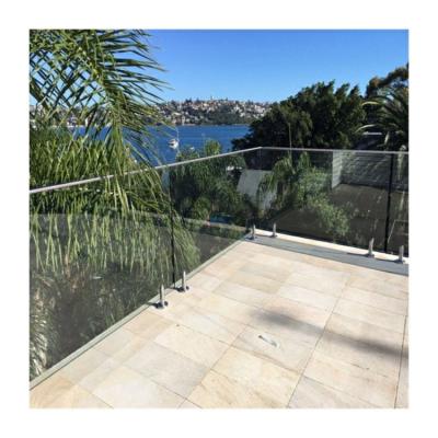 China Service-oriented glass with spigot roof spigot railings for sale
