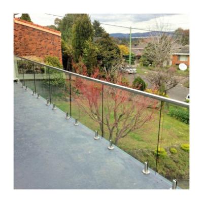China Tajikistan glass spigots railing stainless steel terrace spigot railings for sale