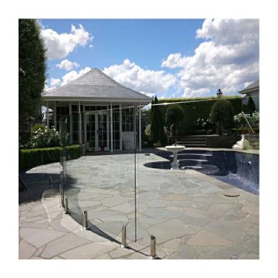 China Aruba glass spigot railing spigot glass railing exterior for sale