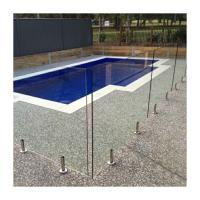 China Niue glass spigots railing tinted spigot glass pool fencing for sale