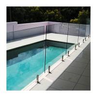 China Complete glass balustrade spigot fittings railing budget spigot glass pool fencing for sale