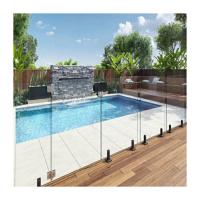 China Complete glass balustrade spigot fittings railing budget spigot glass pool fencing for sale