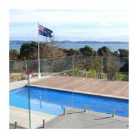 China Beautiful shape face mounted spigots railing cost of spigot glass pool fencing installed for sale