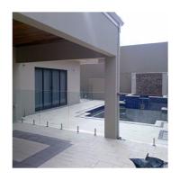 China Cayman Islands glass spigot clear spigot glass pool fencing for sale