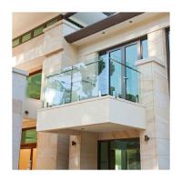China New arrivals frameless glass balustrade spigots railing powder coated balcony spigot railings for sale