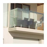 China Bolivia 36 inch spigot glass railing balcony guard rail for sale