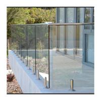 China Bolivia 36 inch spigot glass railing balcony guard rail for sale