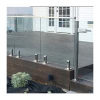 China Swaziland stainless steel glass spigot railing steel spigot railing for terrace for sale