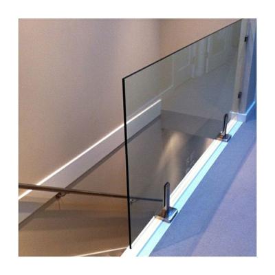 China Service-oriented black glass spigots railing spigot glass patio railing for sale
